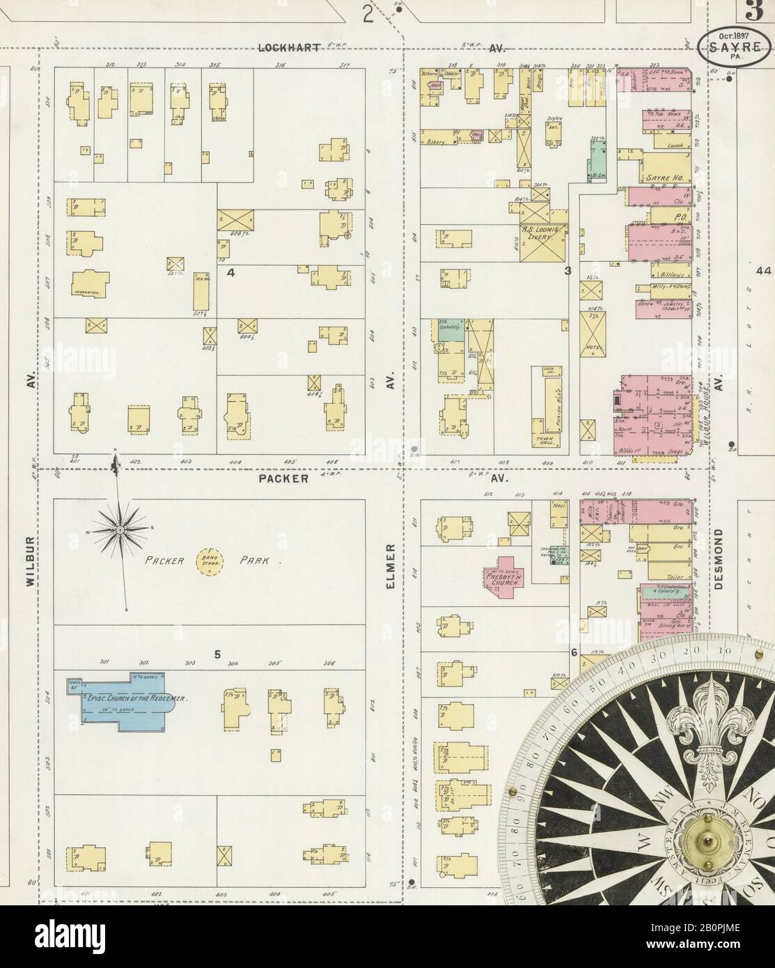 Sayre pennsylvania hi-res stock photography and images - Alamy