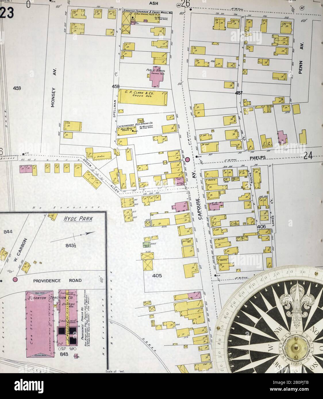 Map of dunmore hi-res stock photography and images - Alamy