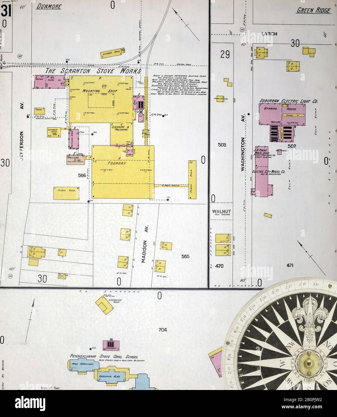 Image 36 of Sanborn Fire Insurance Map from Scranton, Lackawanna County ...