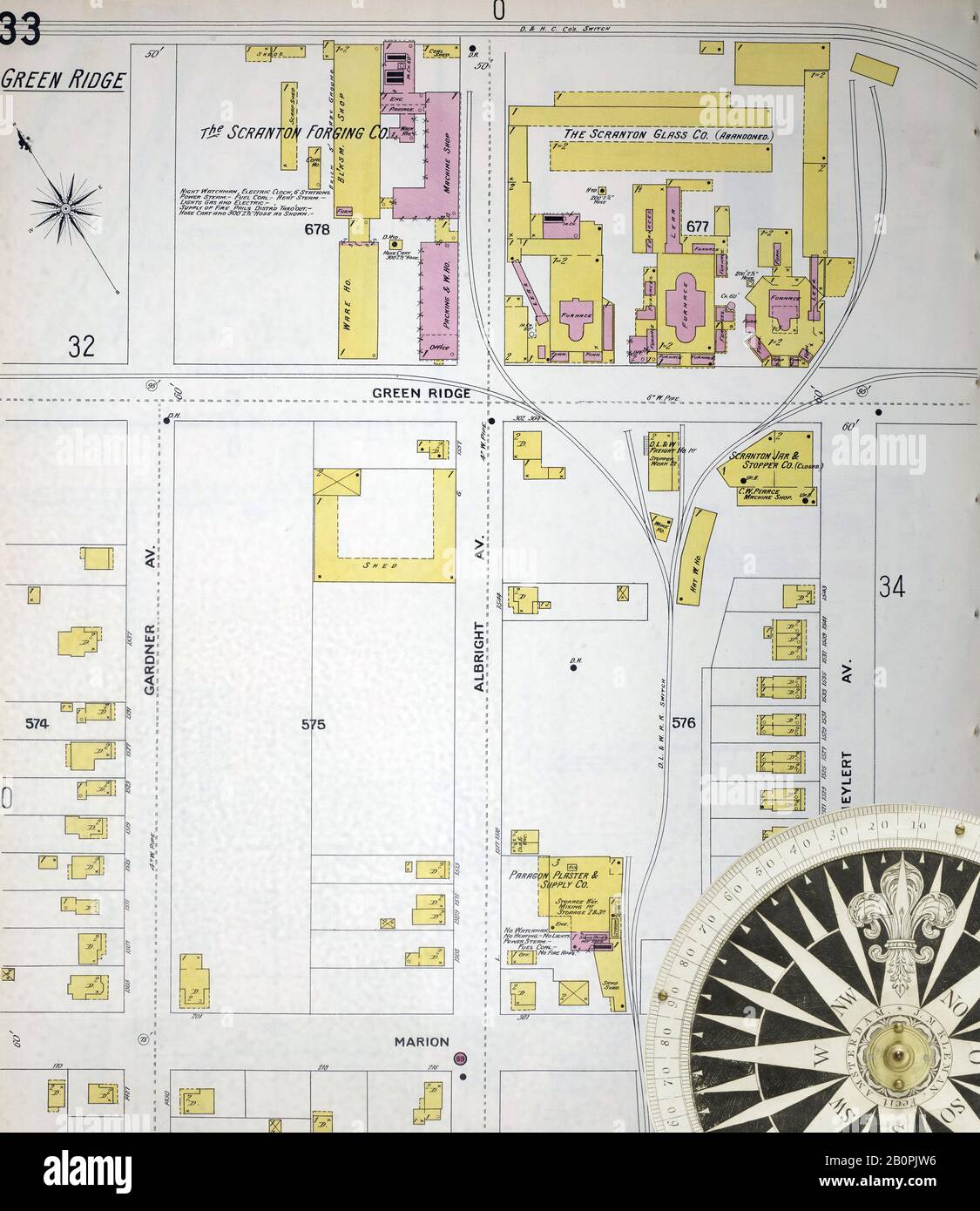 Map of dunmore hi-res stock photography and images - Alamy