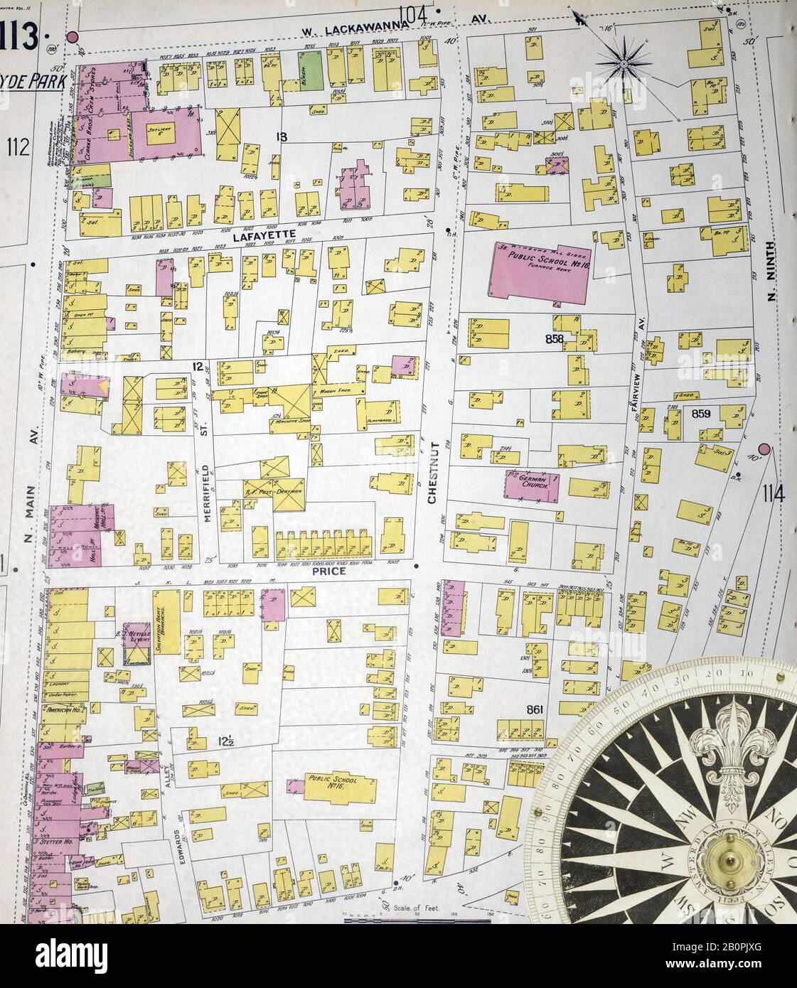 Map of dunmore hi-res stock photography and images - Alamy