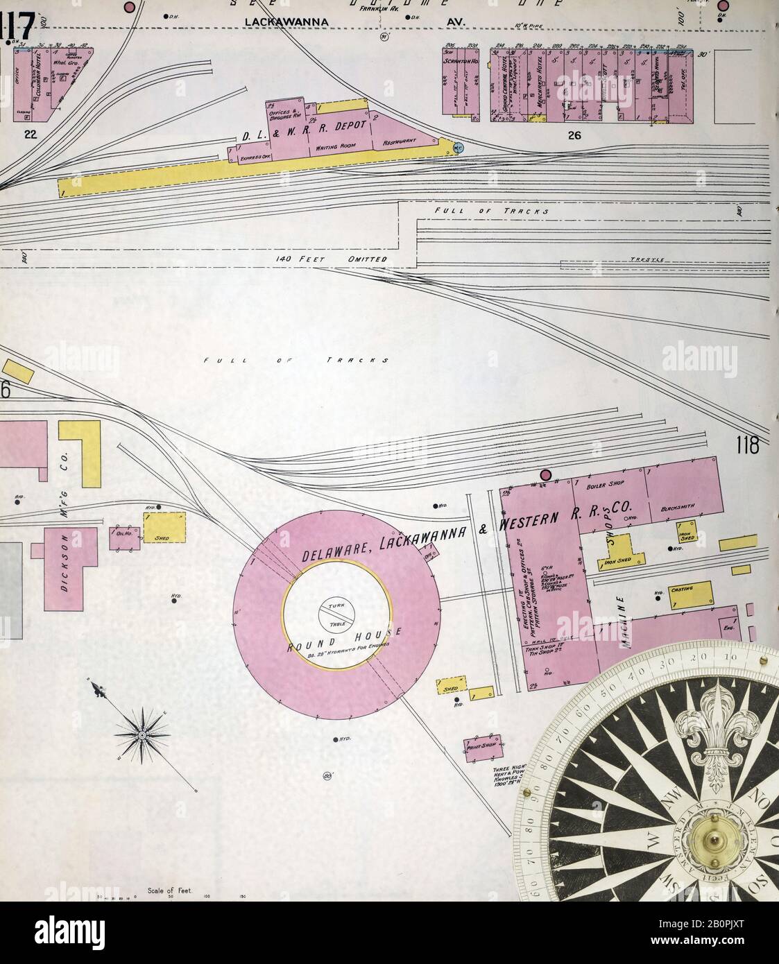 Map of dunmore hi-res stock photography and images - Alamy