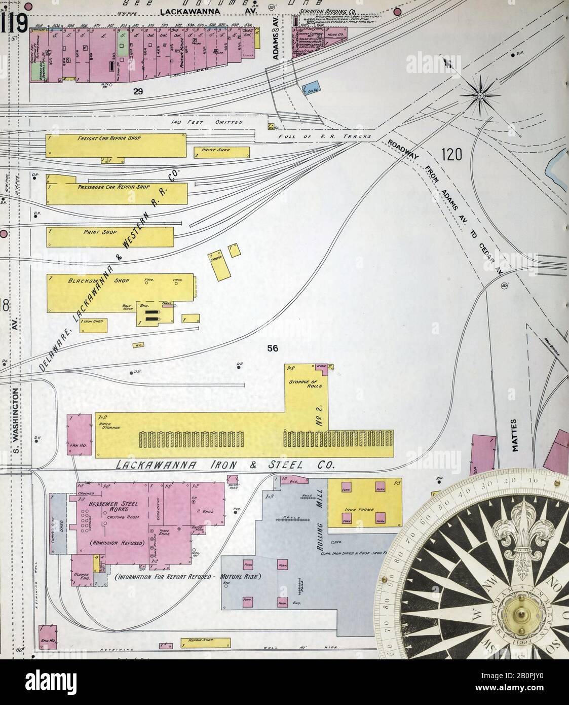 Map of dunmore hi-res stock photography and images - Alamy