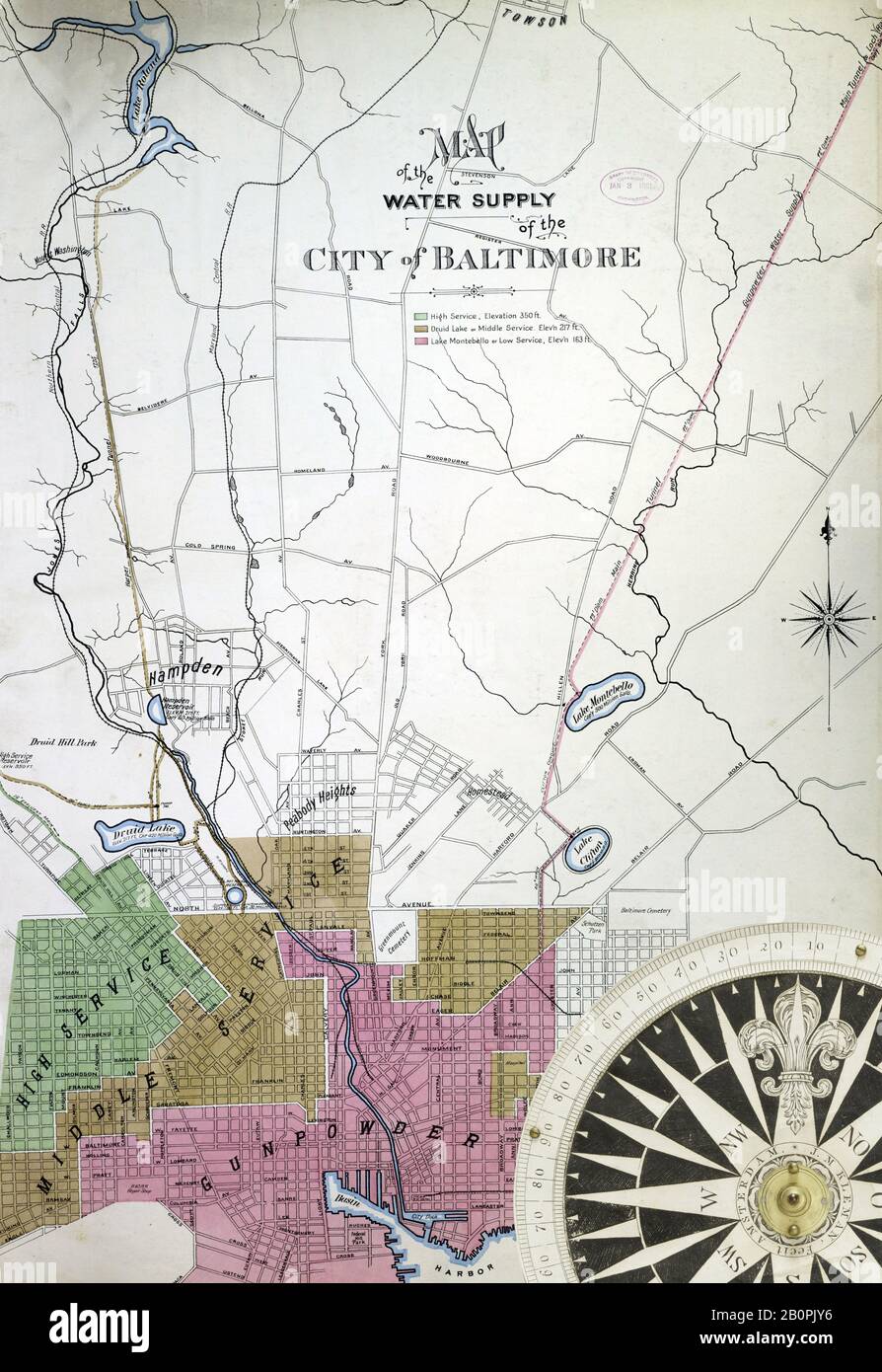 Image 3 of Sanborn Fire Insurance Map from Baltimore, Baltimore County ...