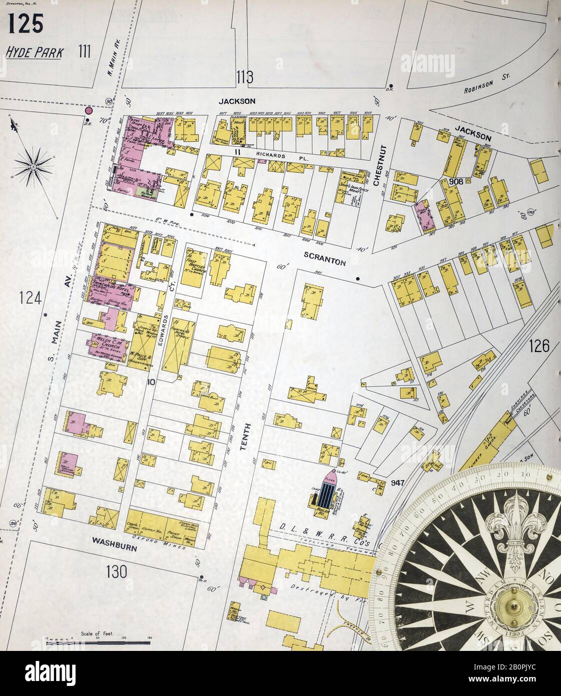 Map of dunmore hi-res stock photography and images - Alamy