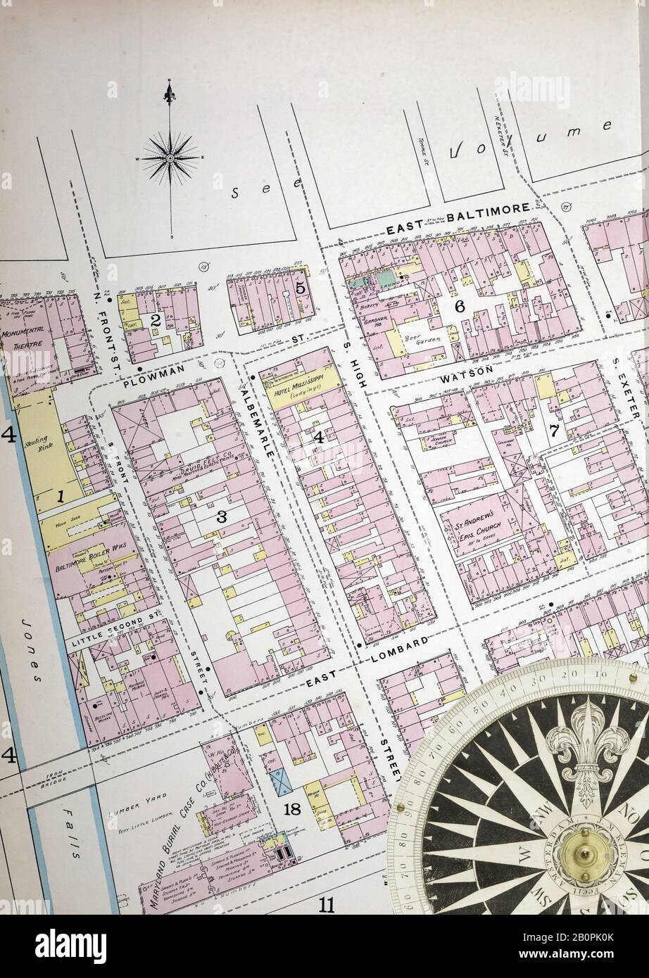 Image 14 of Sanborn Fire Insurance Map from Baltimore, Baltimore County ...