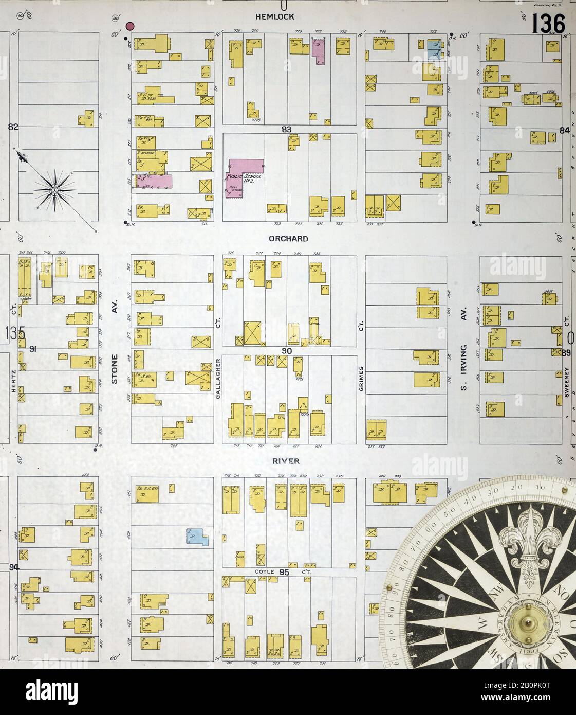 Map of dunmore hi-res stock photography and images - Alamy