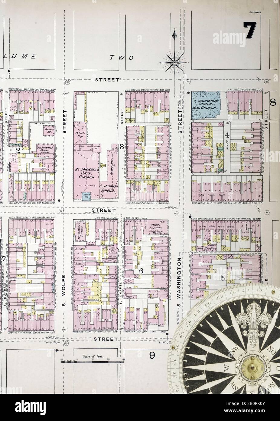 Image 19 of Sanborn Fire Insurance Map from Baltimore, Baltimore County ...