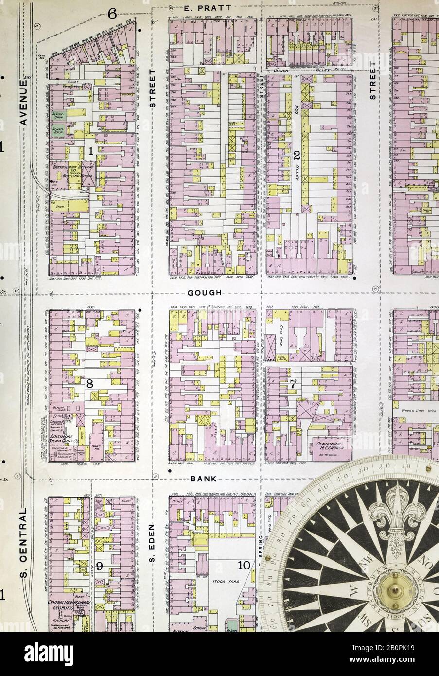 Image 24 of Sanborn Fire Insurance Map from Baltimore, Baltimore County ...