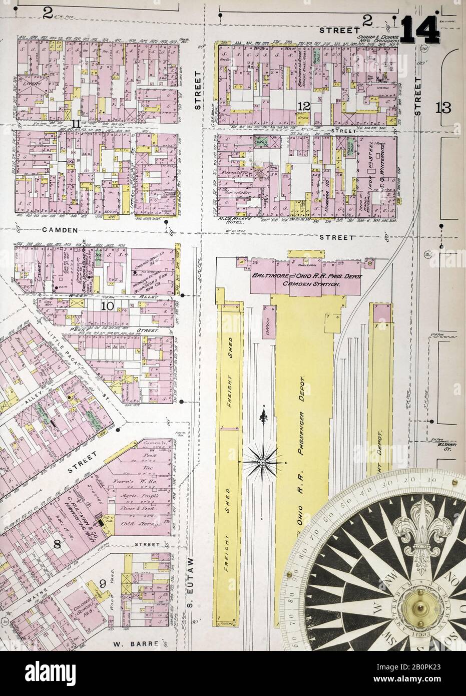 Image 33 of Sanborn Fire Insurance Map from Baltimore, Baltimore County ...