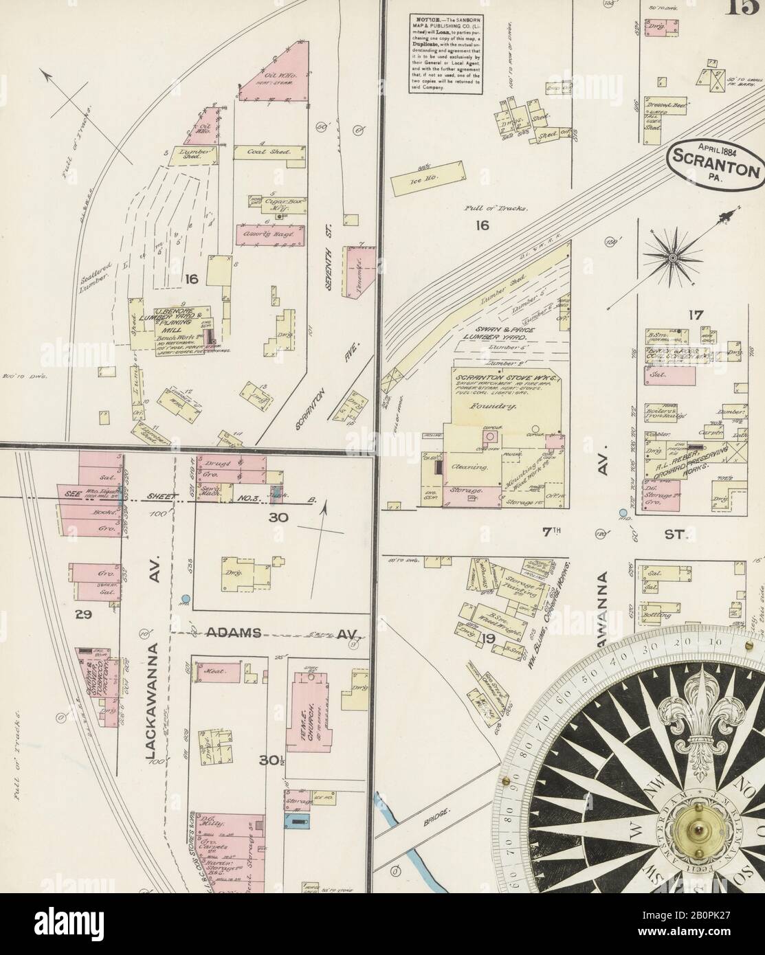 Image 15 of Sanborn Fire Insurance Map from Scranton, Lackawanna County ...
