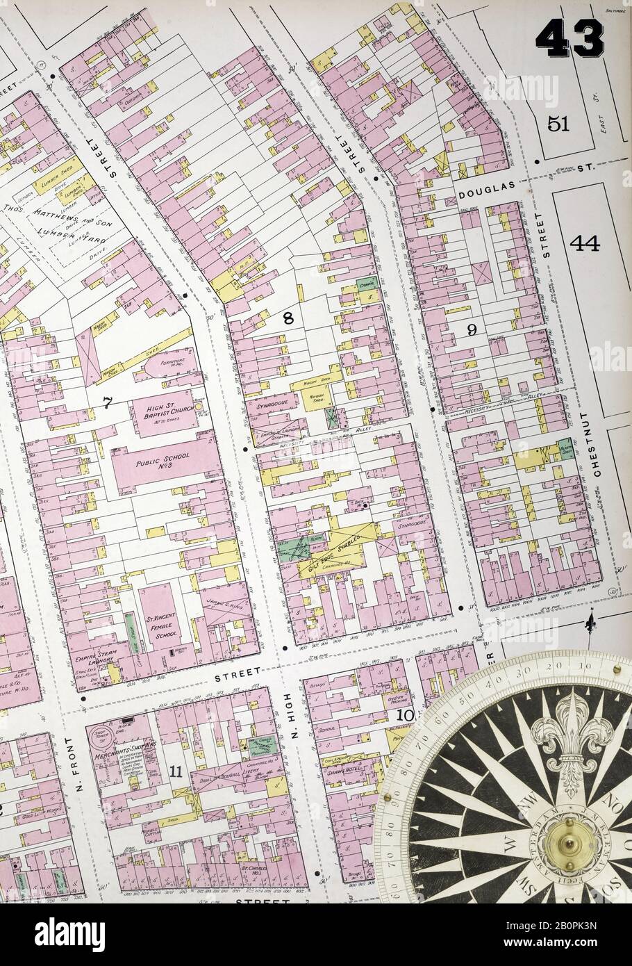Image 12 of Sanborn Fire Insurance Map from Baltimore, Baltimore County ...