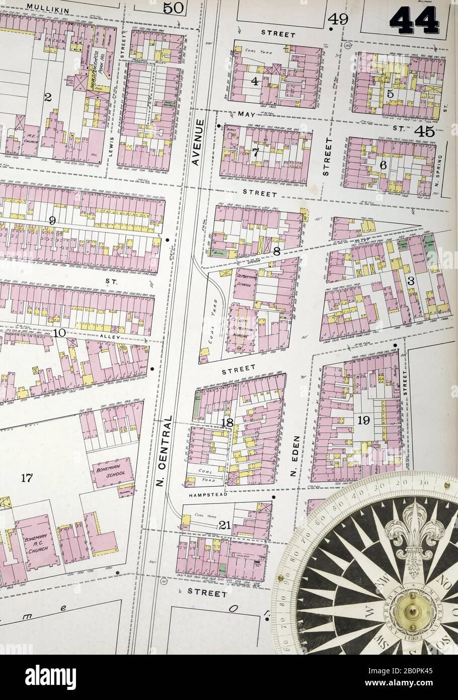 Image 16 of Sanborn Fire Insurance Map from Baltimore, Baltimore County ...