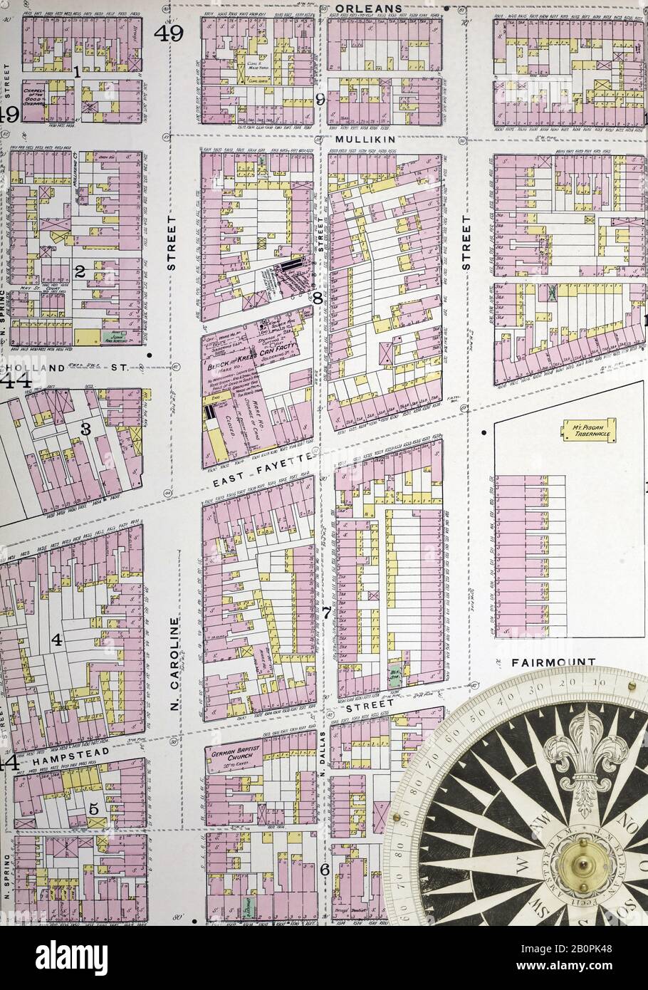 Image 17 of Sanborn Fire Insurance Map from Baltimore, Baltimore County ...
