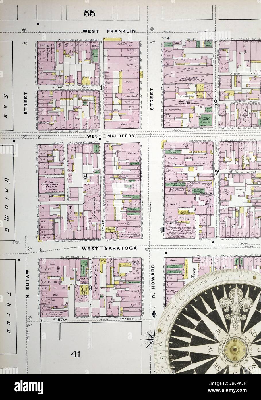 Image 35 of Sanborn Fire Insurance Map from Baltimore, Baltimore County ...