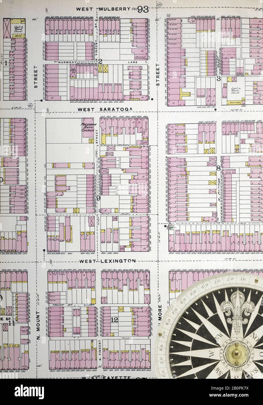 Image 14 of Sanborn Fire Insurance Map from Baltimore, Baltimore County ...