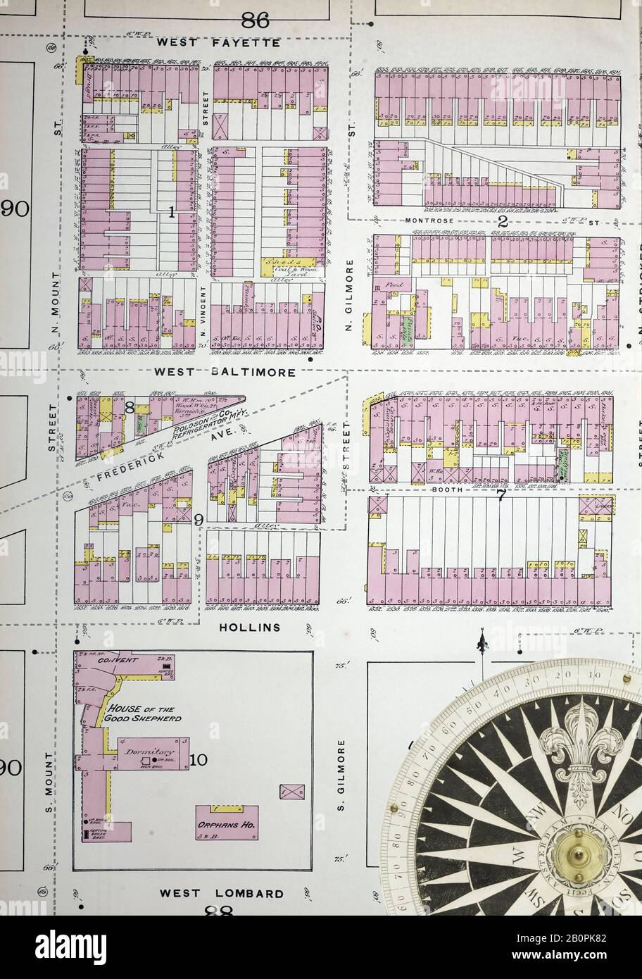 Image 16 of Sanborn Fire Insurance Map from Baltimore, Baltimore County ...
