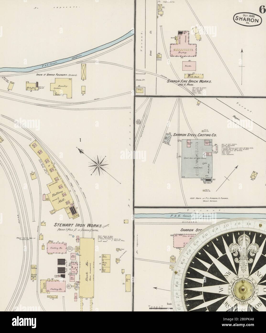 Sharon pennsylvania map hi-res stock photography and images - Alamy