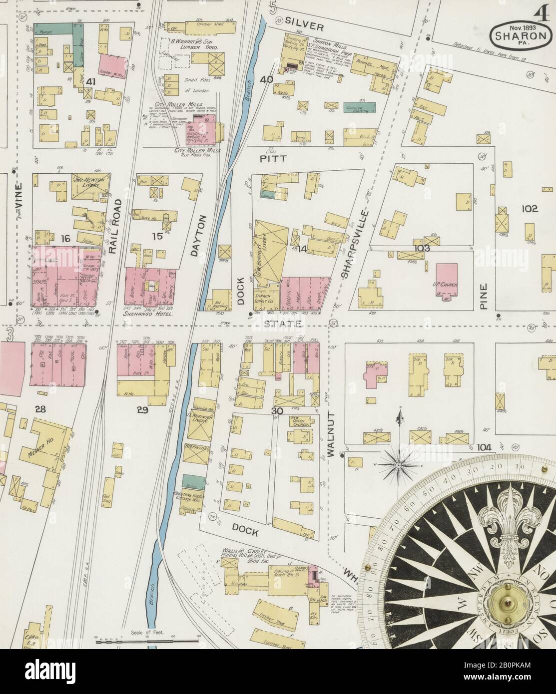 Map of sharon hi-res stock photography and images - Alamy