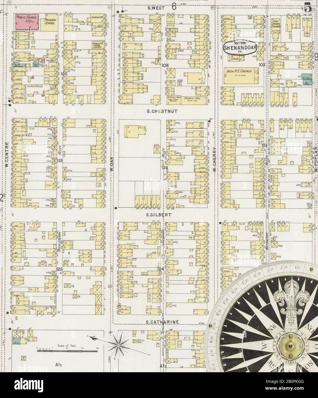 Image 5 of Sanborn Fire Insurance Map from Shenandoah, Schuylkill ...