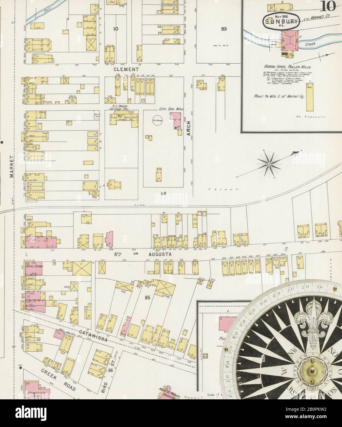 Image 10 of Sanborn Fire Insurance Map from Sunbury, Northumberland ...