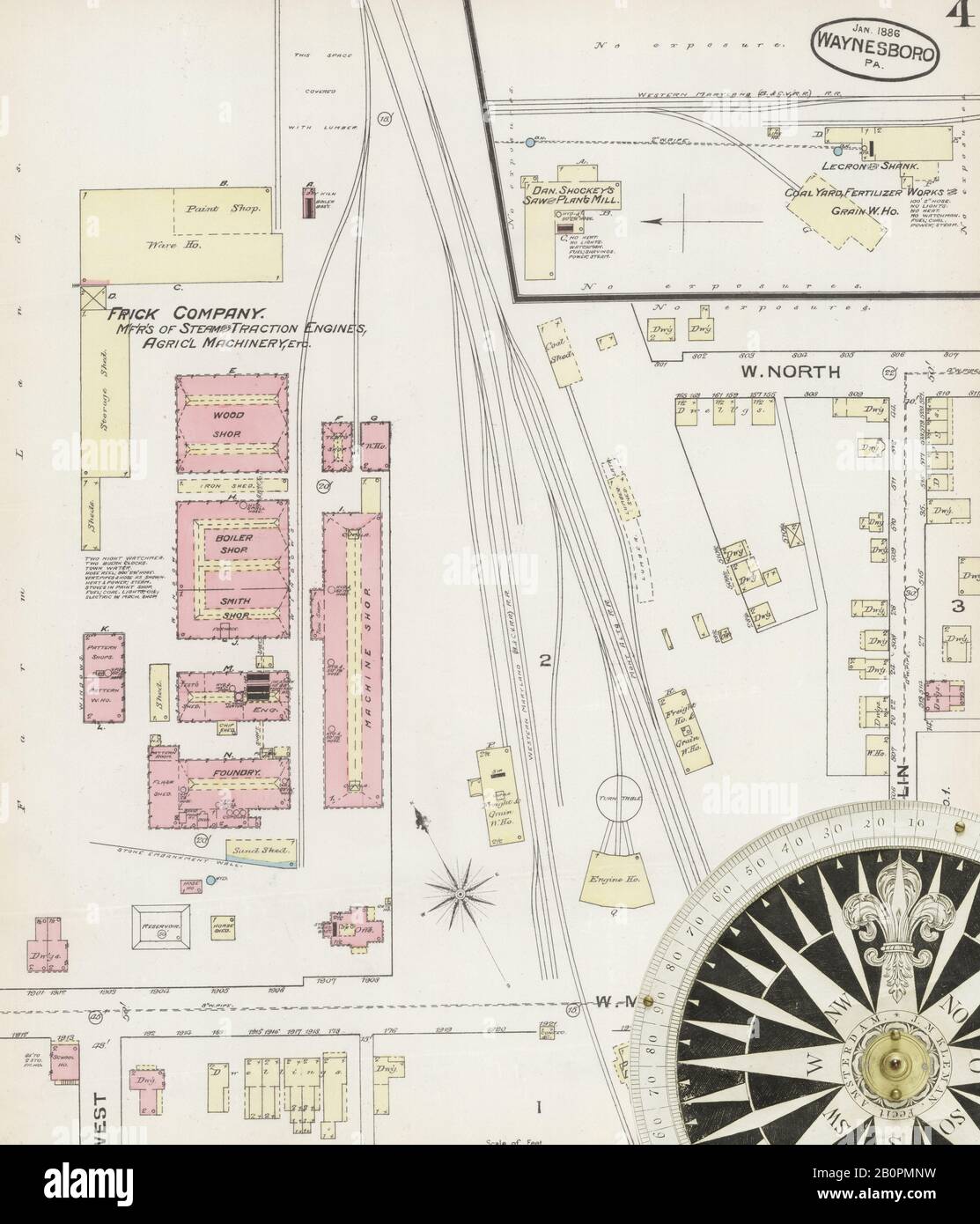 Waynesboro map hi-res stock photography and images - Alamy