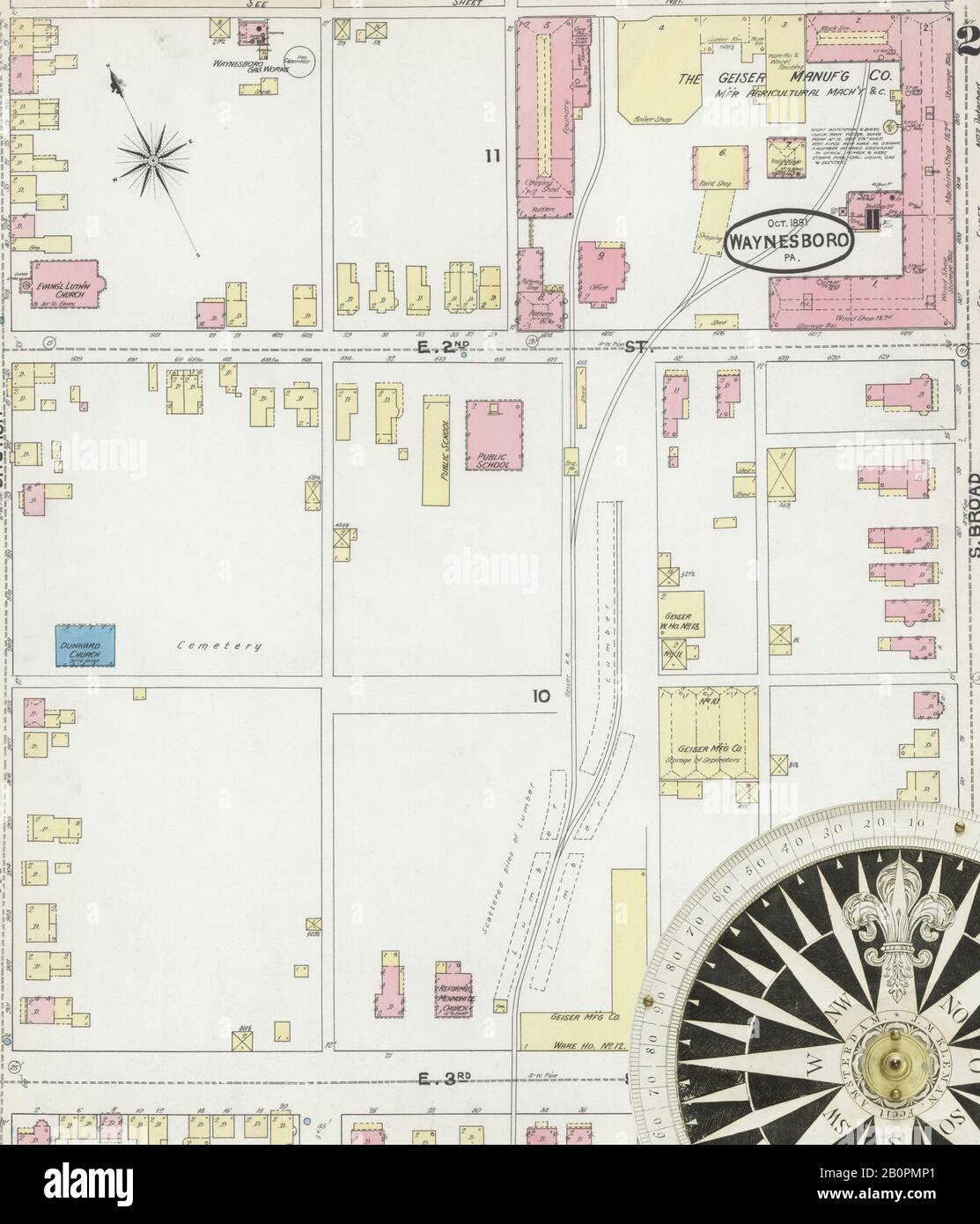 Image 2 of Sanborn Fire Insurance Map from Waynesboro, Franklin County ...