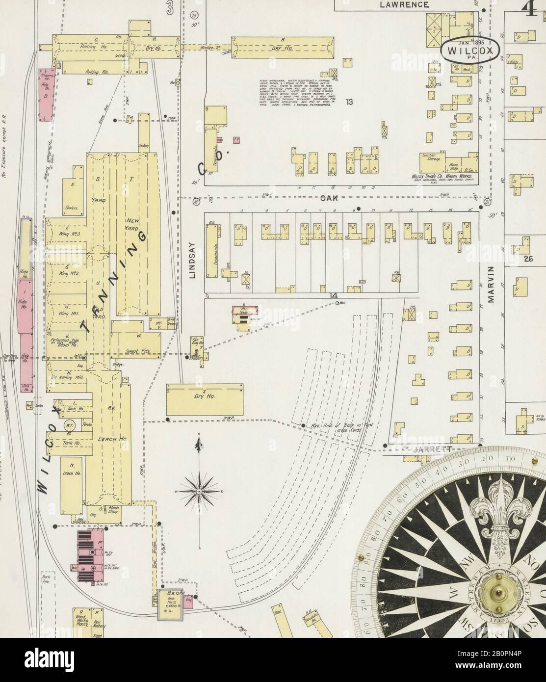 Map of wilcox hi-res stock photography and images - Alamy