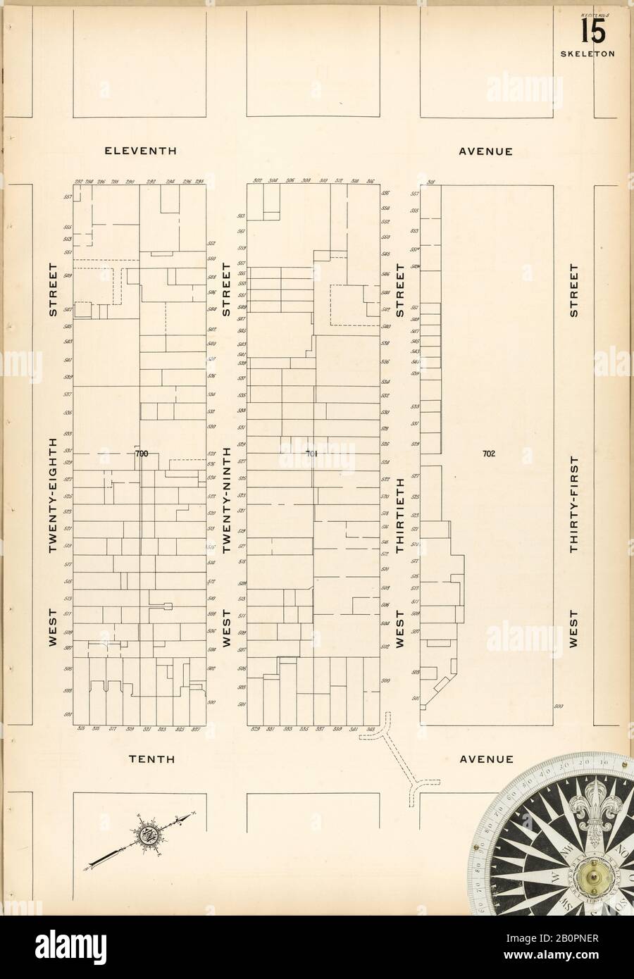 Old manhattan maps hi-res stock photography and images - Alamy