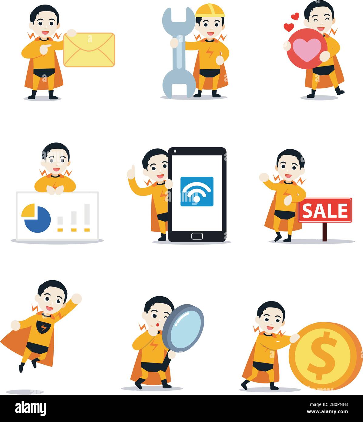 Hero set Cut Out Stock Images & Pictures - Alamy