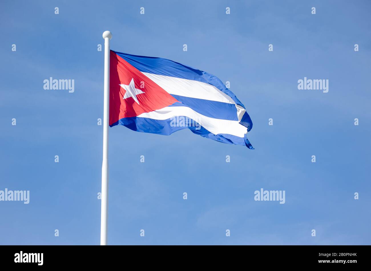 Caribbean waving national flag hi-res stock photography and images - Alamy