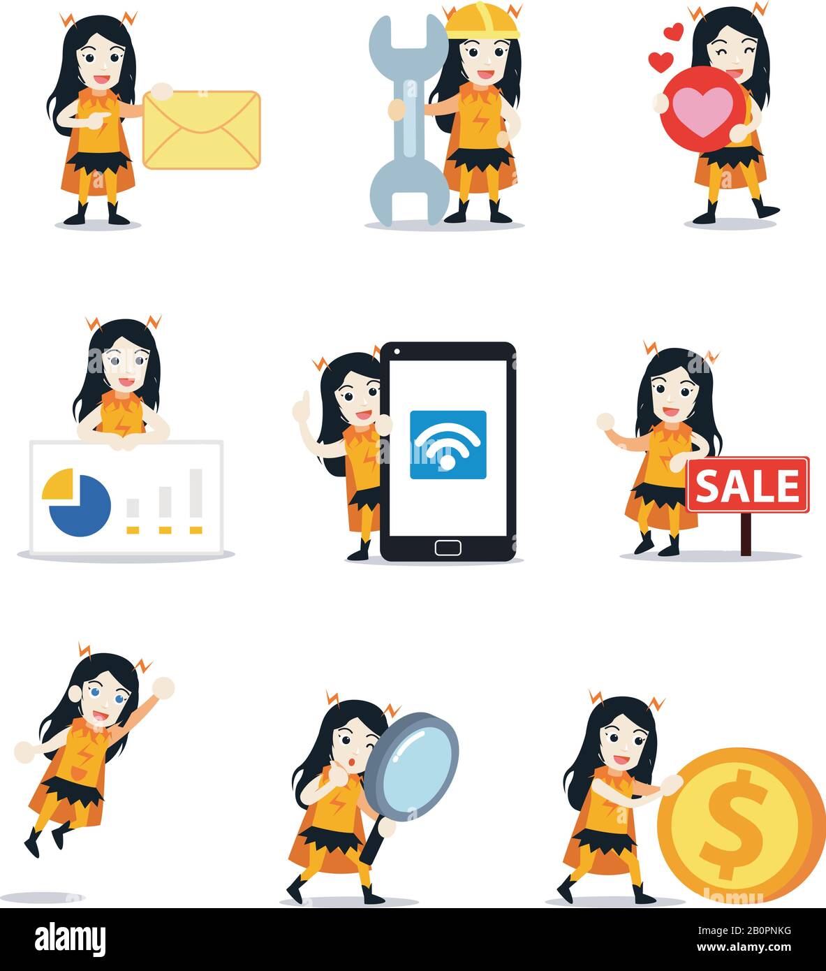 Hero set Cut Out Stock Images & Pictures - Alamy