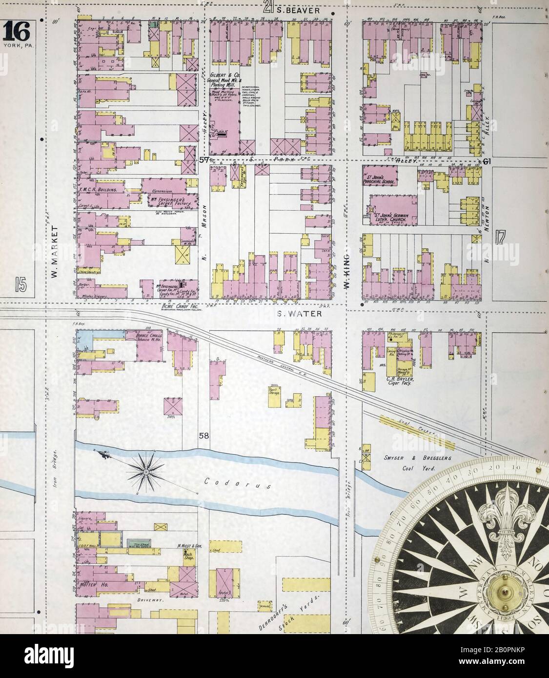 Shrewsbury map hi-res stock photography and images - Alamy