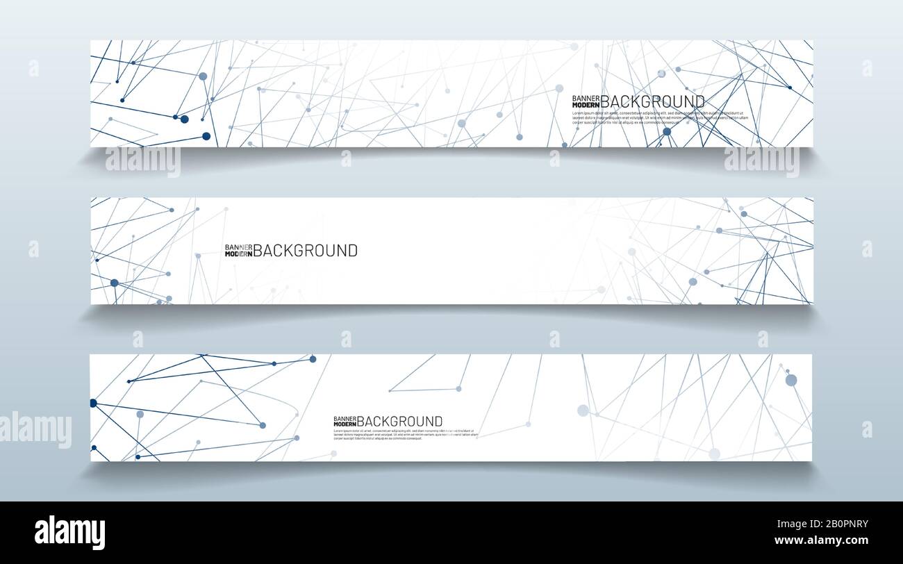 set rectangular banner background. modern abstract vector design Stock Vector Image & Art - Alamy