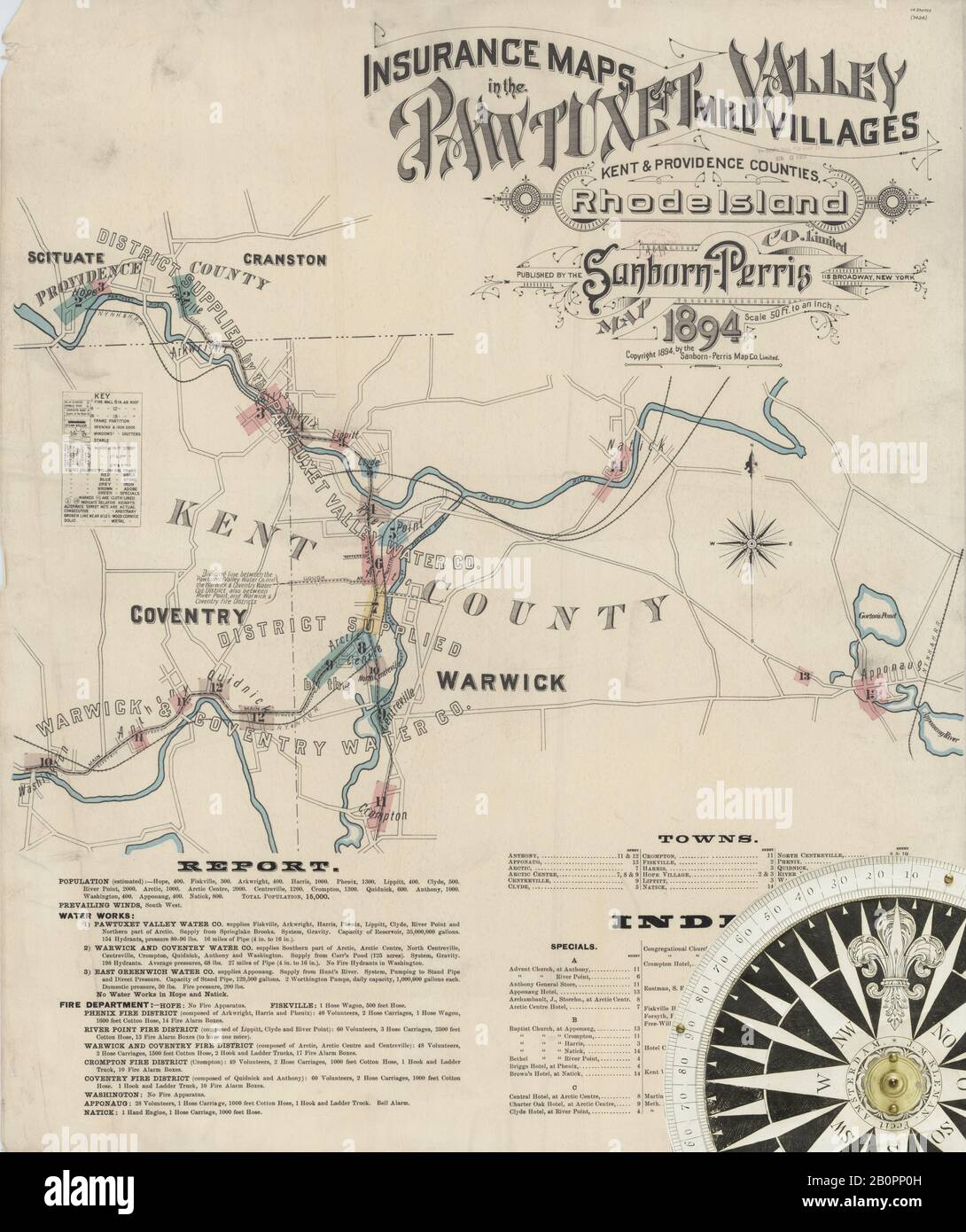Clyde river map hi-res stock photography and images - Alamy