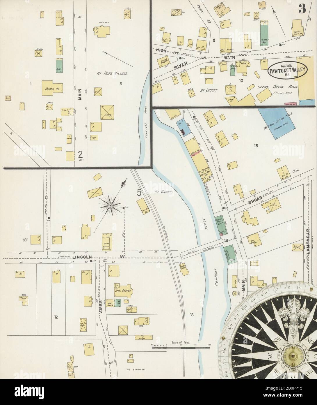 Image 3 of Sanborn Fire Insurance Map from Pawtuxet Valley, Kent and ...