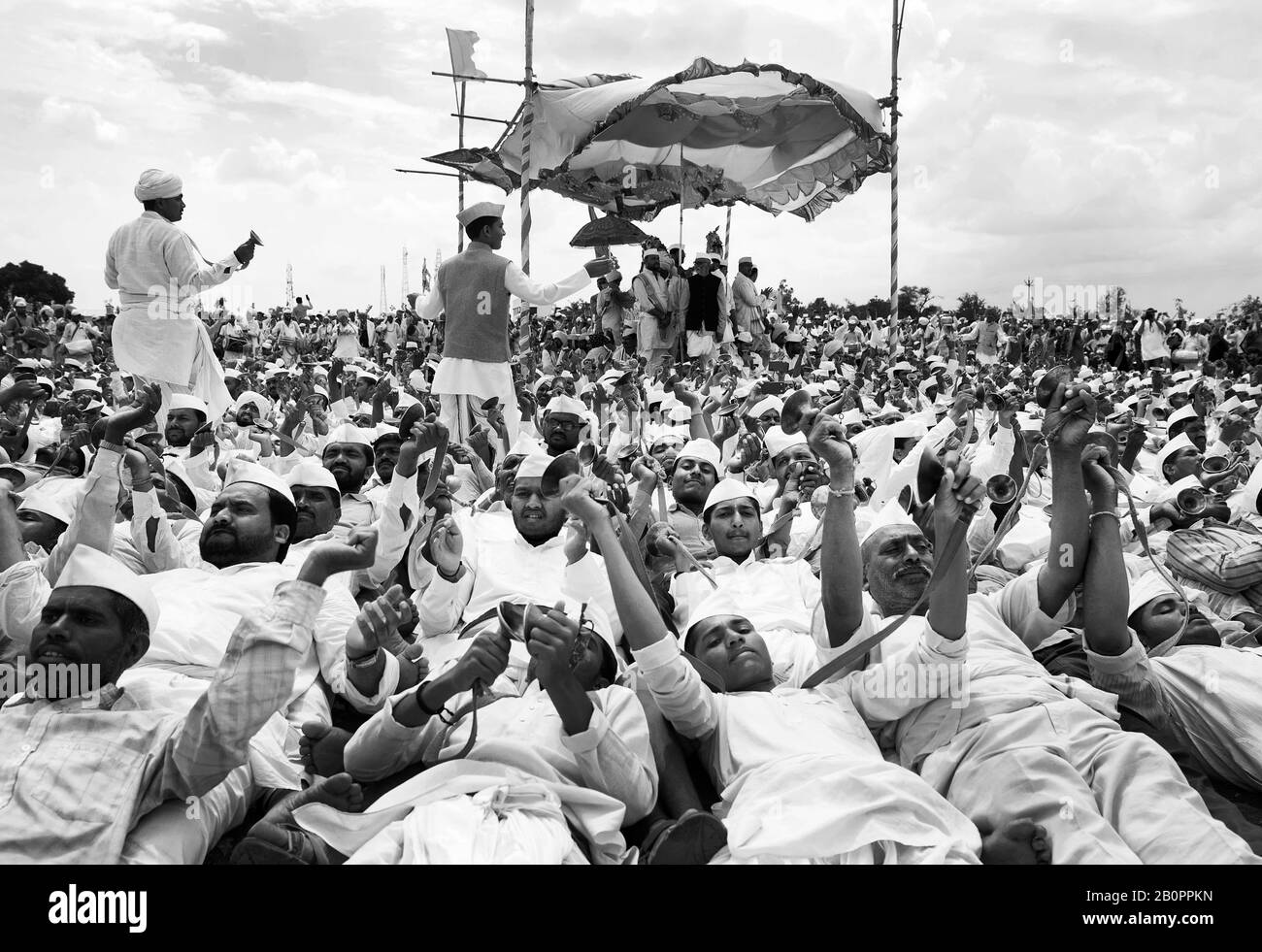 Saffron festival Black and White Stock Photos & Images - Alamy
