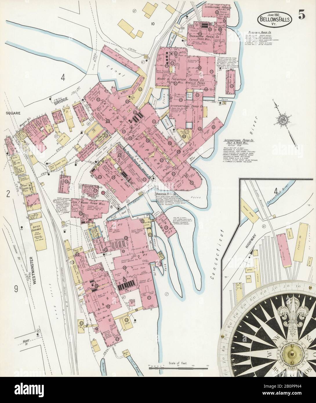 Map of north windham hi-res stock photography and images - Alamy
