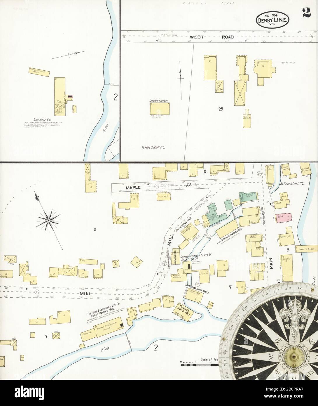 Image 2 of Sanborn Fire Insurance Map from Derby Line, Orleans County ...