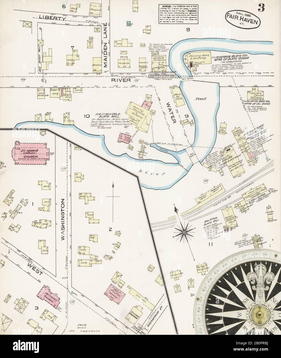 Street Map Of Rutland Vermont