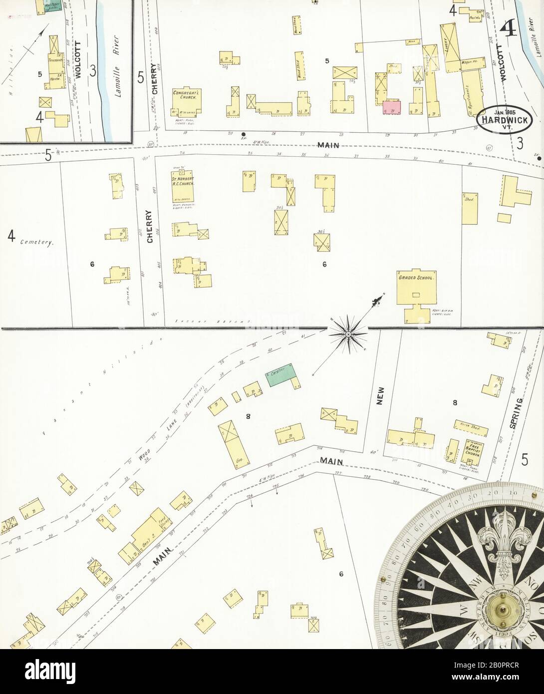Map of hardwick hi-res stock photography and images - Alamy