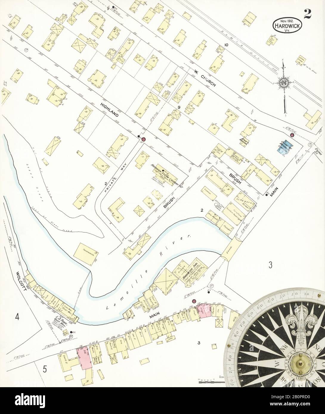 Image 2 of Sanborn Fire Insurance Map from Hardwick, Caledonia County ...