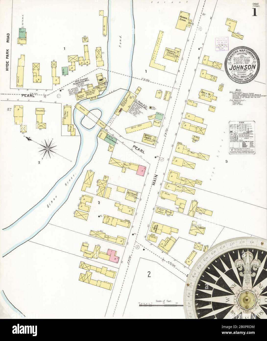 Map of johnson city hi-res stock photography and images - Alamy