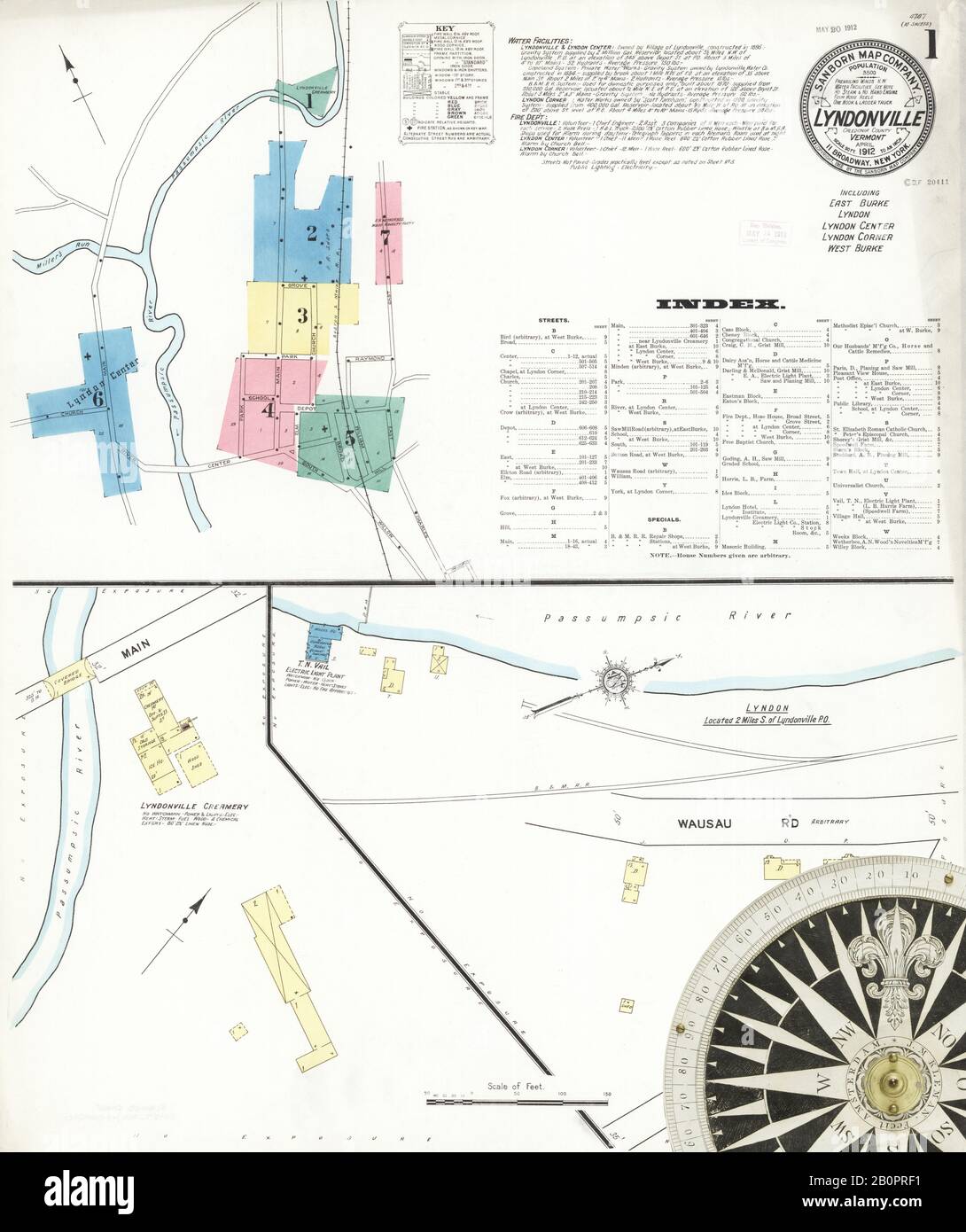 Map of burke hi-res stock photography and images - Alamy