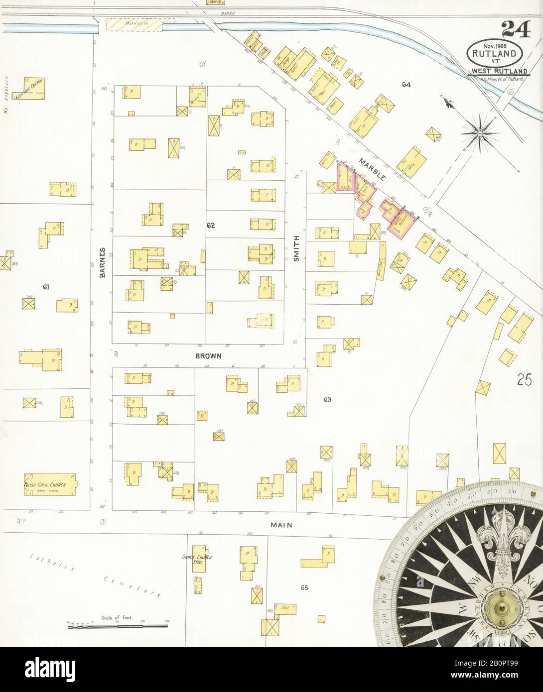 Image 24 of Sanborn Fire Insurance Map from Rutland, Rutland County ...