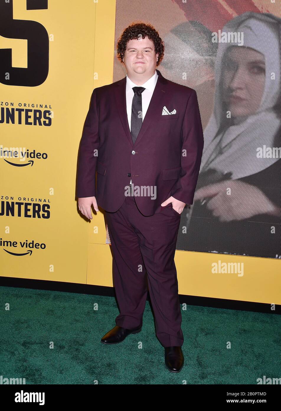 LOS ANGELES, CA - FEBRUARY 19: Caleb Emery attends the premiere of ...