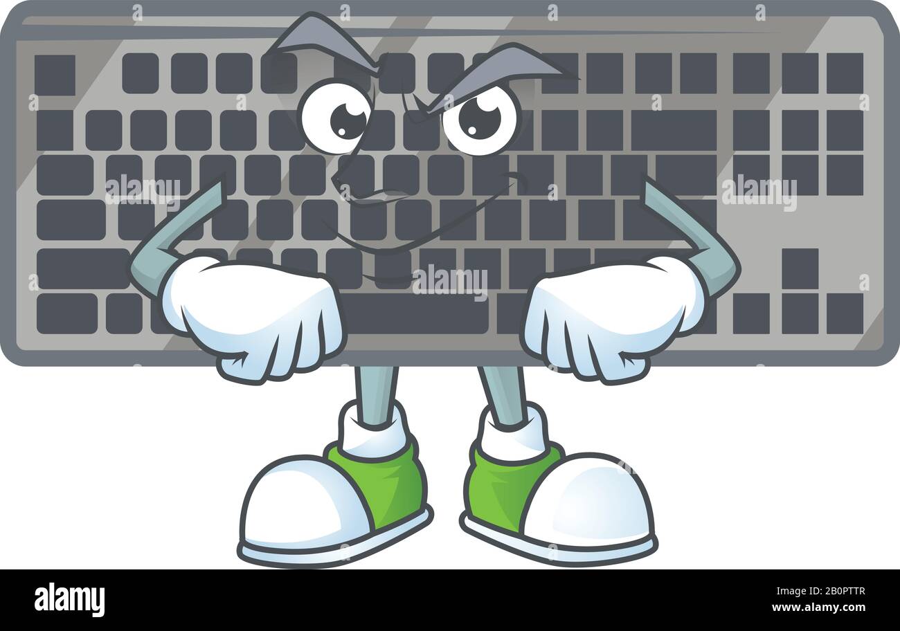 Computer keyboard smiley face Stock Vector Images - Alamy