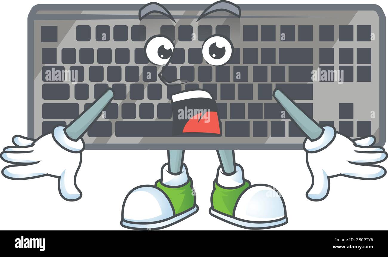 Keyboard with letters a Stock Vector Images - Alamy