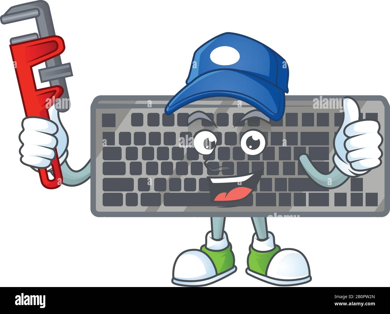 Operated by workman Stock Vector Images - Alamy