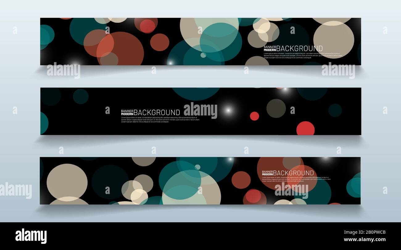 set rectangular banner background. modern abstract vector design Stock Vector Image & Art - Alamy